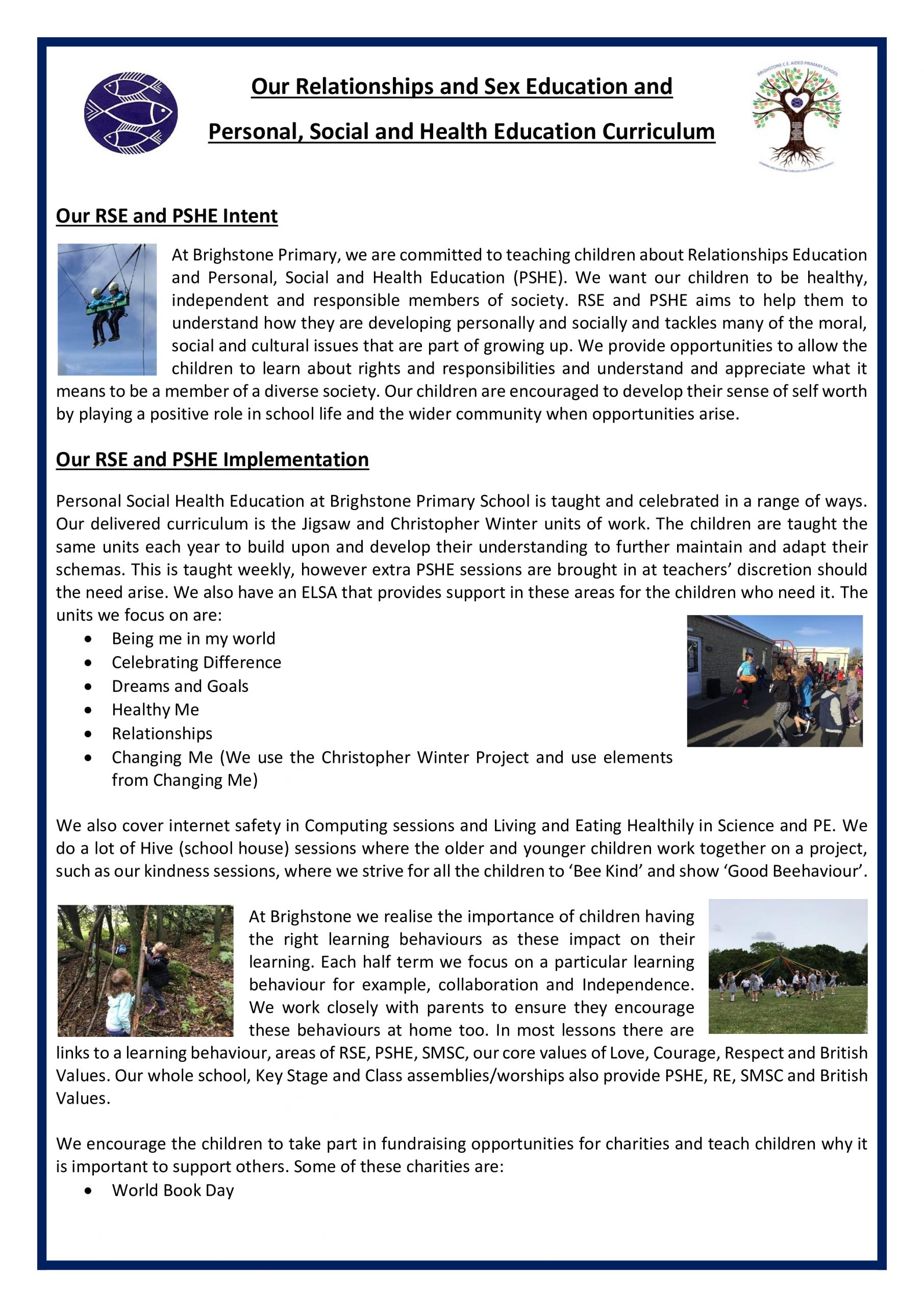 Curriculum Overview | Brighstone CE Primary School