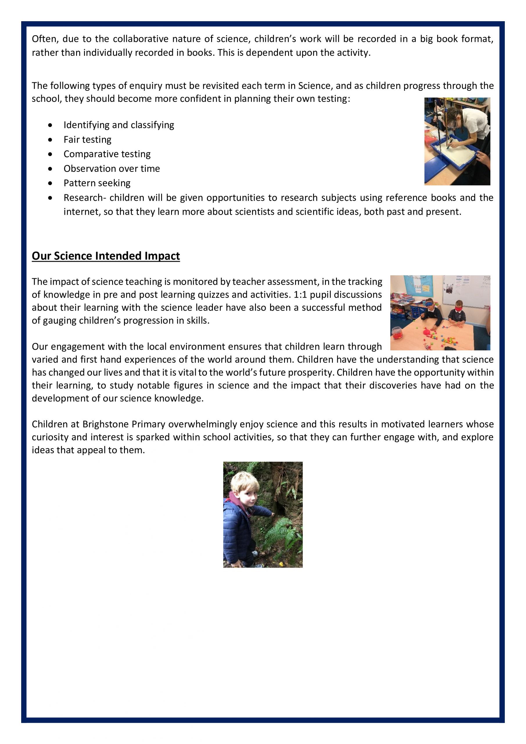 Curriculum Overview | Brighstone CE Primary School